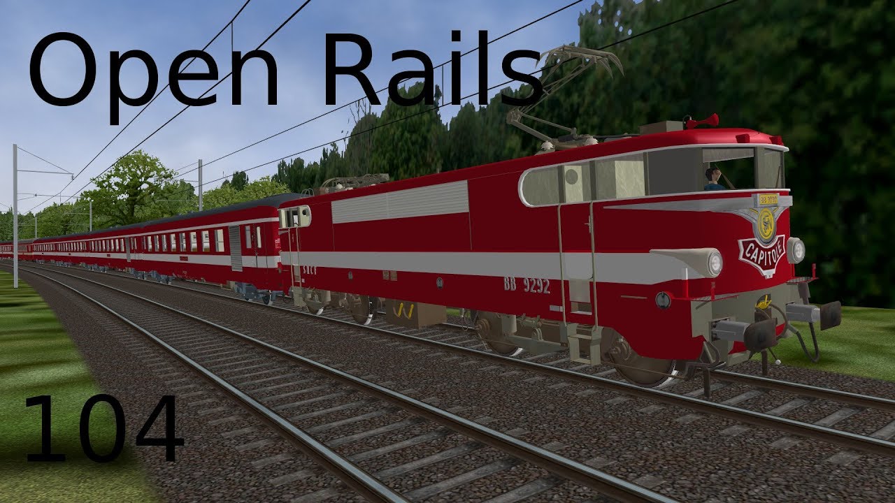🚄 Open Rails/MSTS🚊:[104]PSO V3 - Capitole Orléans-Limoges Teil 3 - YouTube