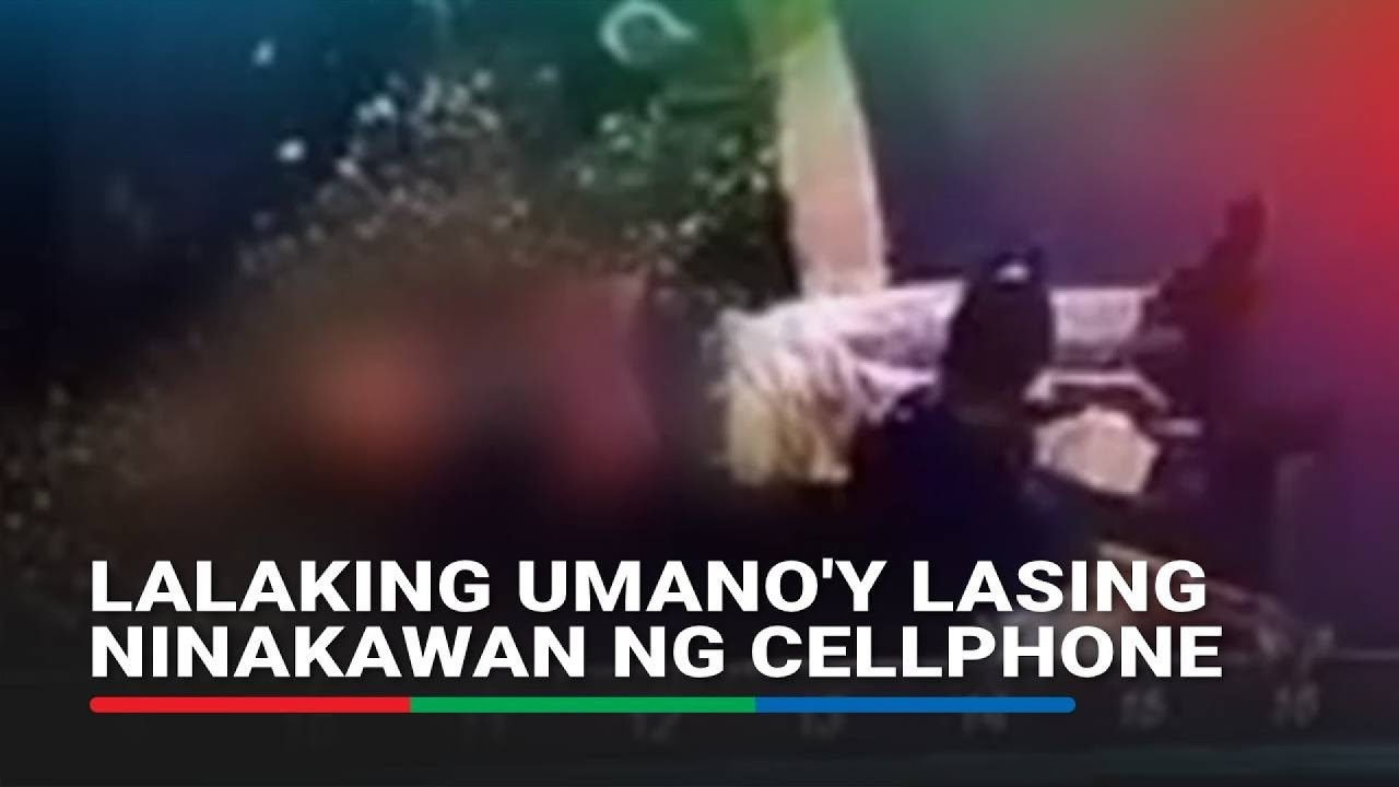 Lalaking umano'y lasing ninakawan ng cellphone - YouTube
