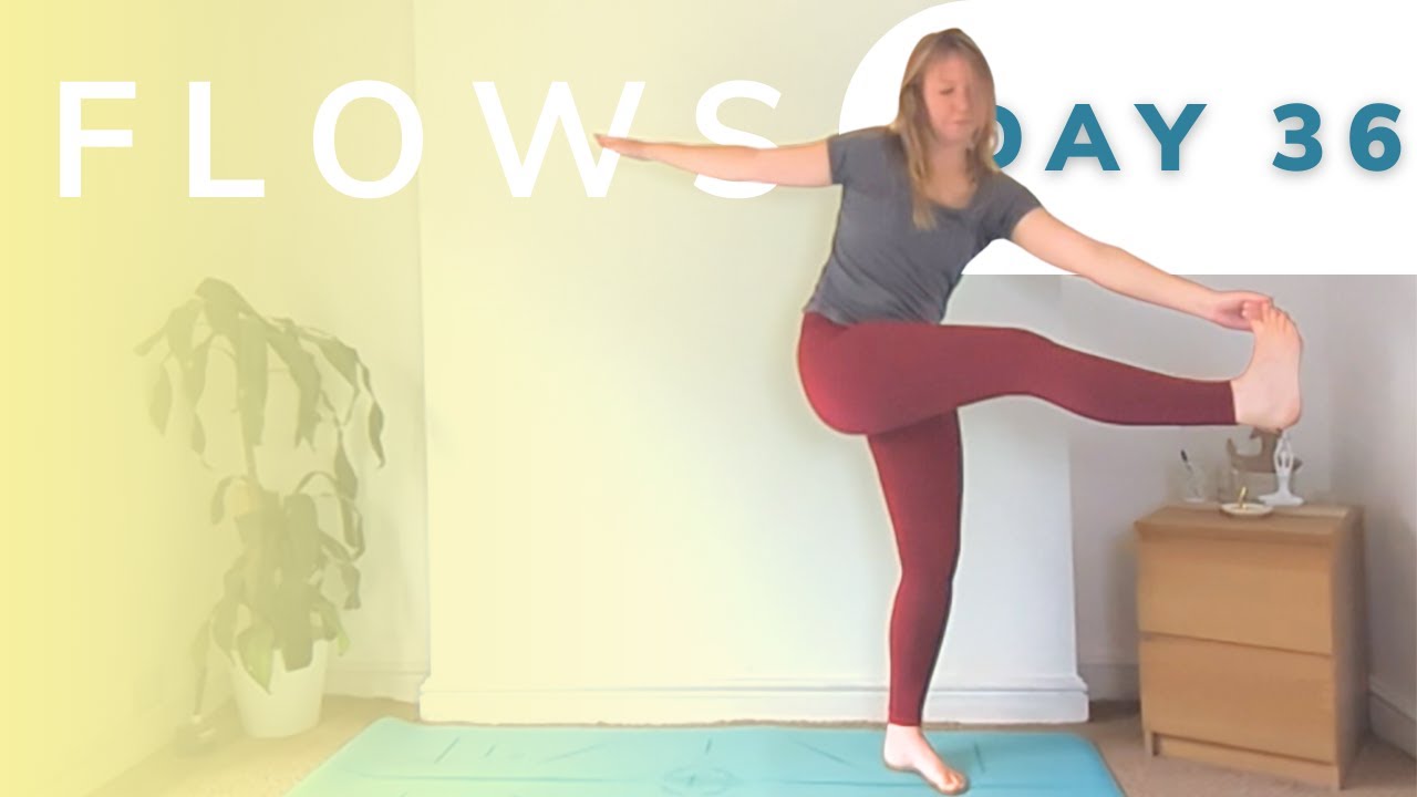 Day 36/90 - Flow into goddess kicks and find balance - YouTube
