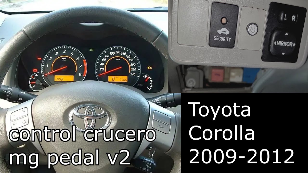 Cómo Instalar el Control Crucero en un Toyota Corolla (Paso a Paso ...