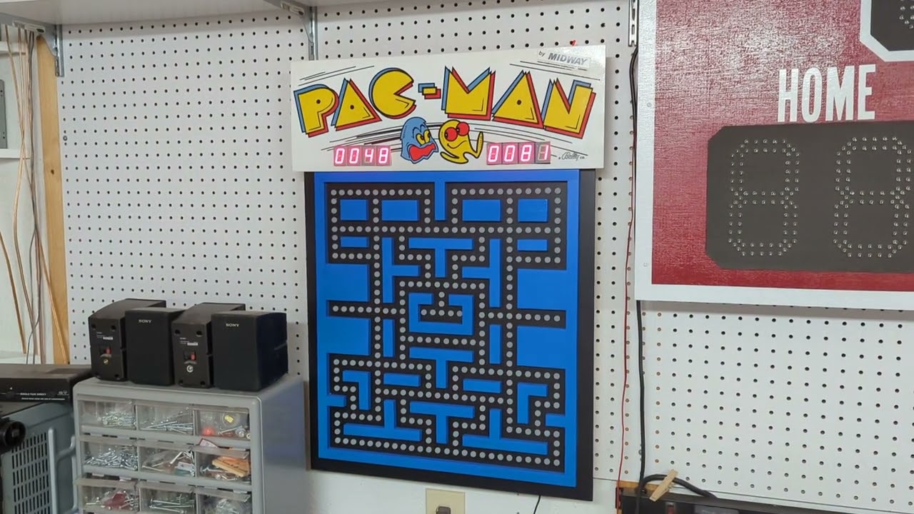 LED Z80 Pacman Build - 98% done. - YouTube