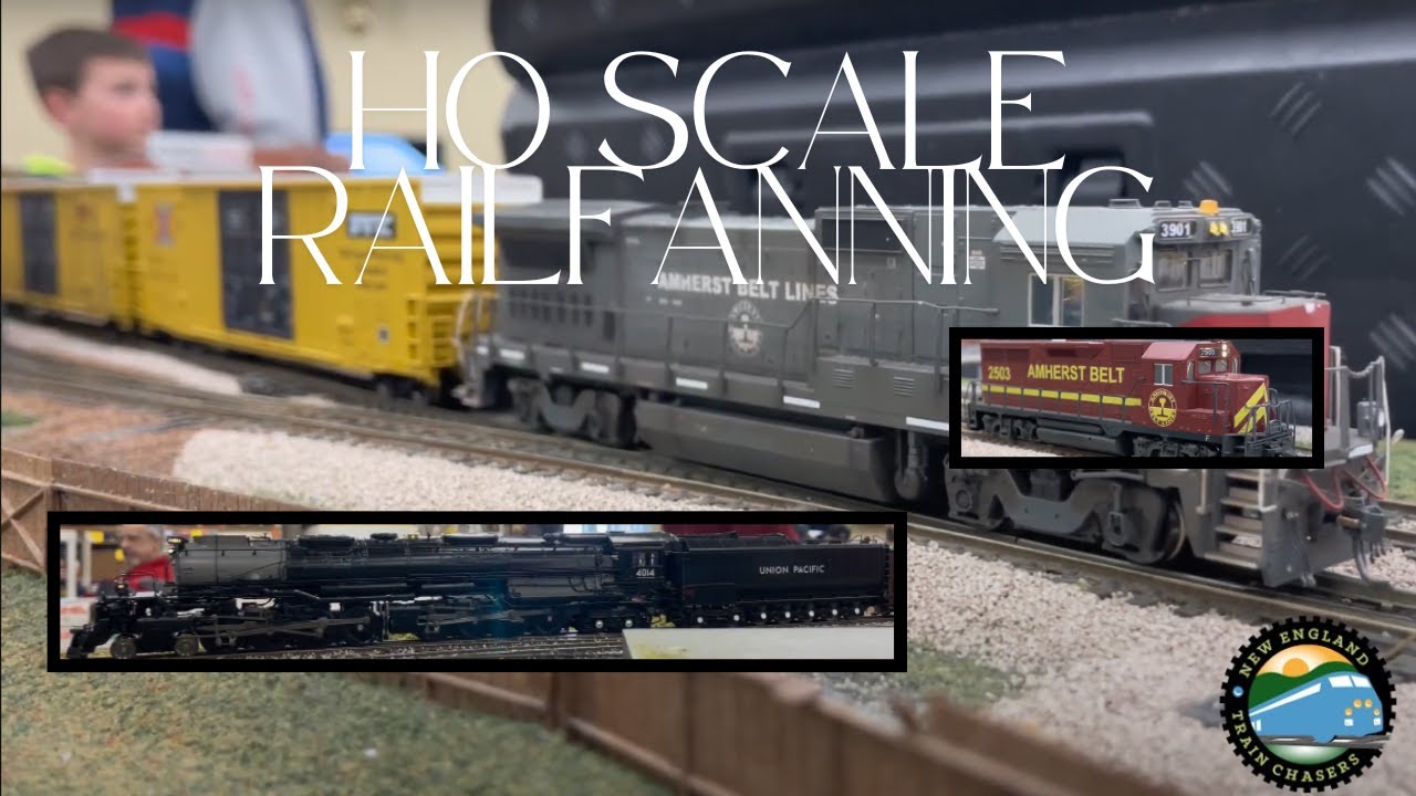 Ho Scale Railfanning at the Amherst Belt Lines!! - YouTube