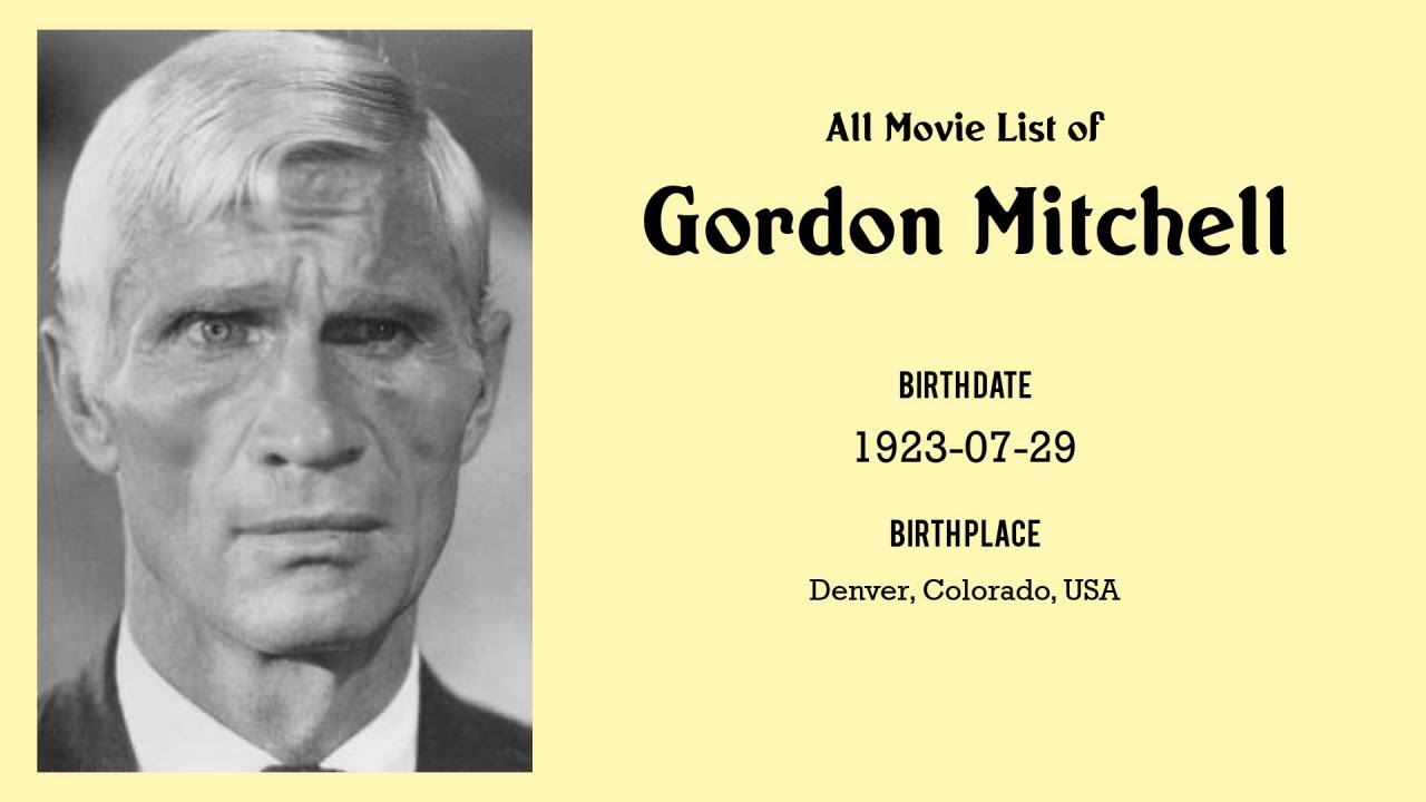 Gordon Mitchell Movies list Gordon Mitchell| Filmography of Gordon ...