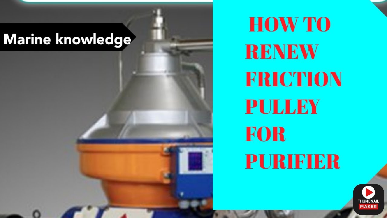 How do they do... How to change friction pulley for purifier.. - YouTube