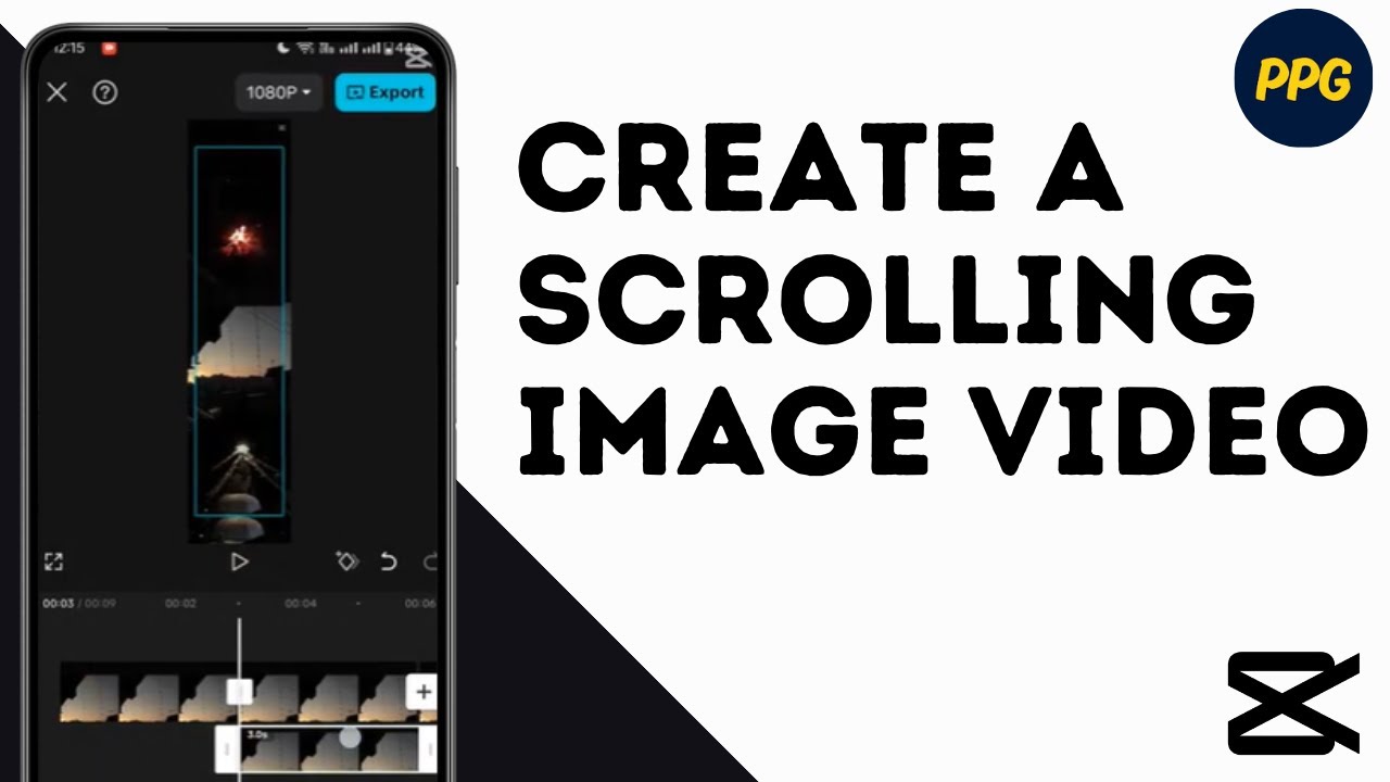 How to Create a Scrolling Image Video in CapCut ? - YouTube