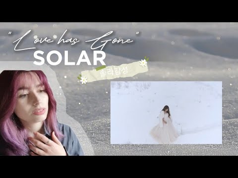 Reaction to Solar Emotion: "사랑했지만" ('Love has Gone') SOLAR - YouTube