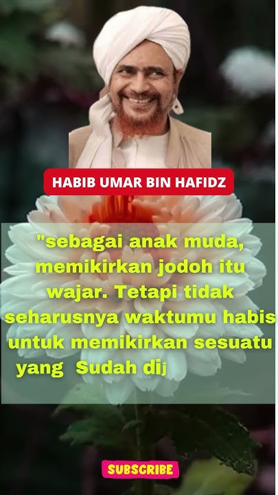 Habib Umar Bin Hafidz | tentang Jodoh #shorts - YouTube