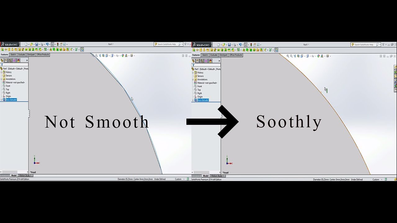 How To Make A Circle In Solidworks For Smoothly YouTube How To Make A Circle In Solidworks For Smoothly YouTube
