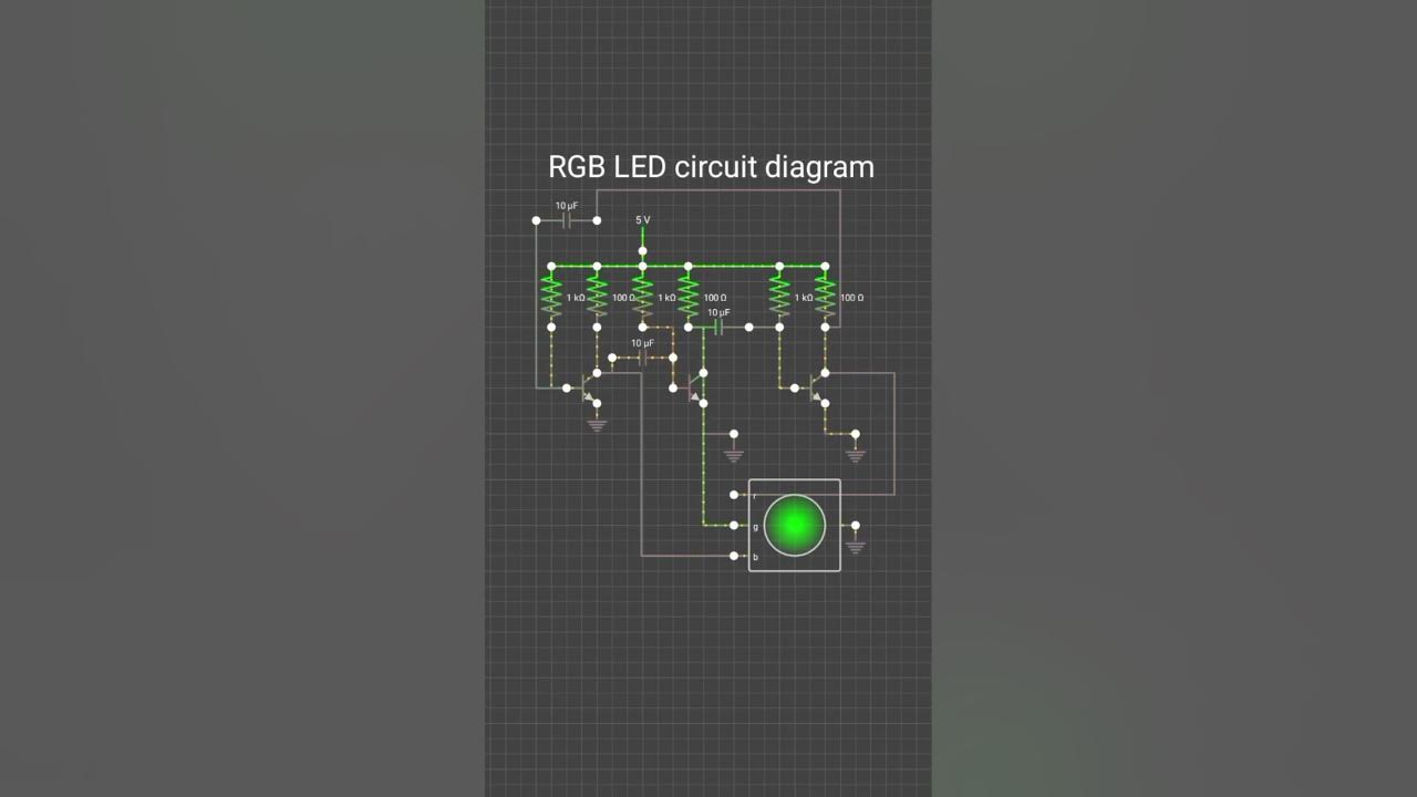 RGB led circuit diagram - YouTube