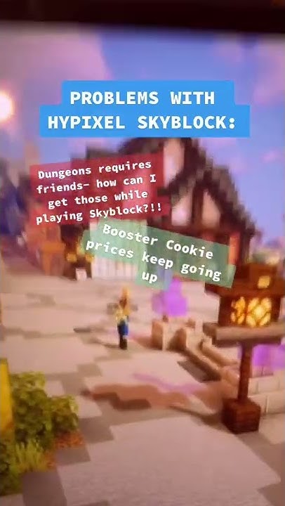 The PROBLEMS With Hypixel Skyblock #shorts - YouTube