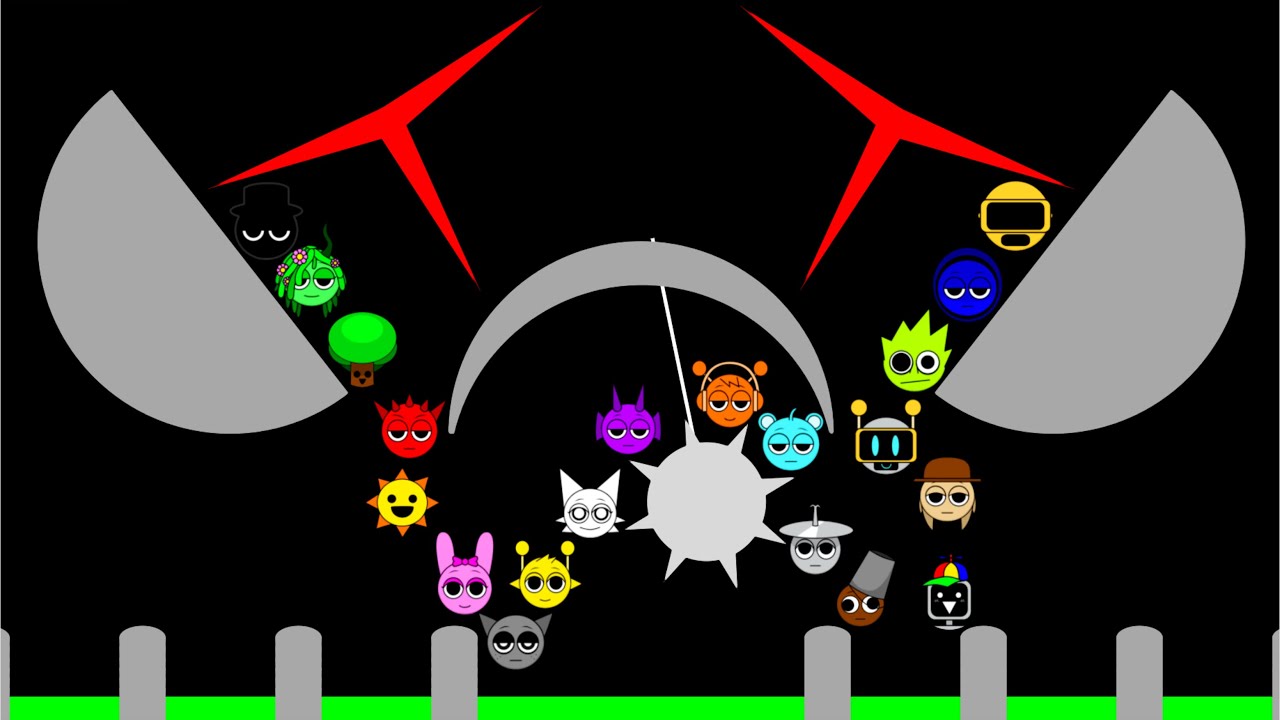 Incredibox Sprunki Marble Race in Algodoo │ Race 23. - YouTube