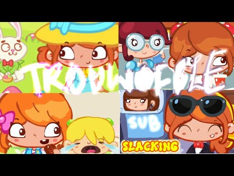 Playing all the Sarah Slacking Games (childhood unlocked🎀🎀) - YouTube