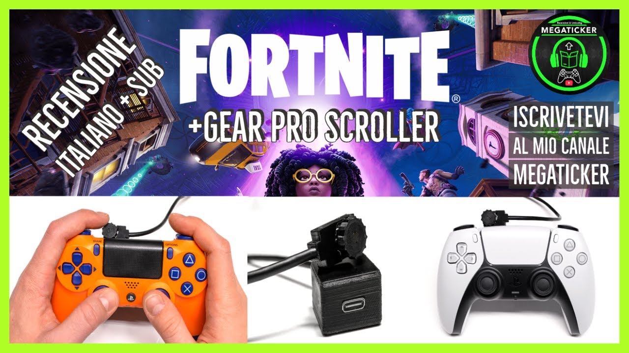 VINCERE su FORTNITE con +GEAR Pro Scroller ! Rotella Mouse su ...