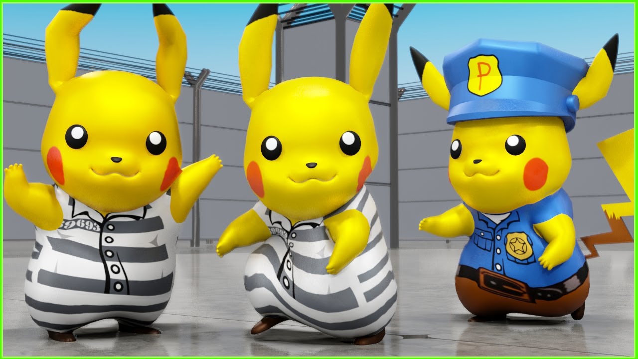 Pokemon Pikachu Prison Break from Lego City - Prison Escape Episode ...