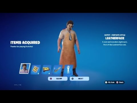 gameplay of the new leatherface skin | zero build - YouTube