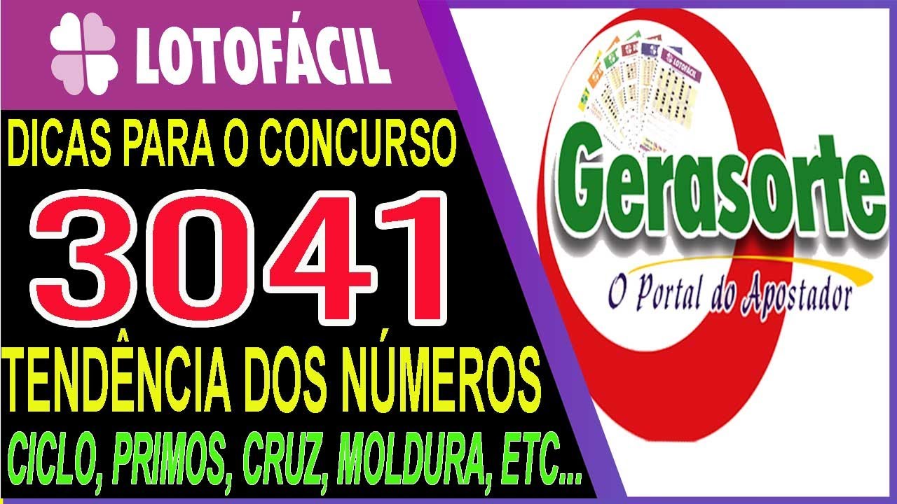 Dicas para Lotofacil 3041 Analise, Tendências e Estudos com Ferramentas ...