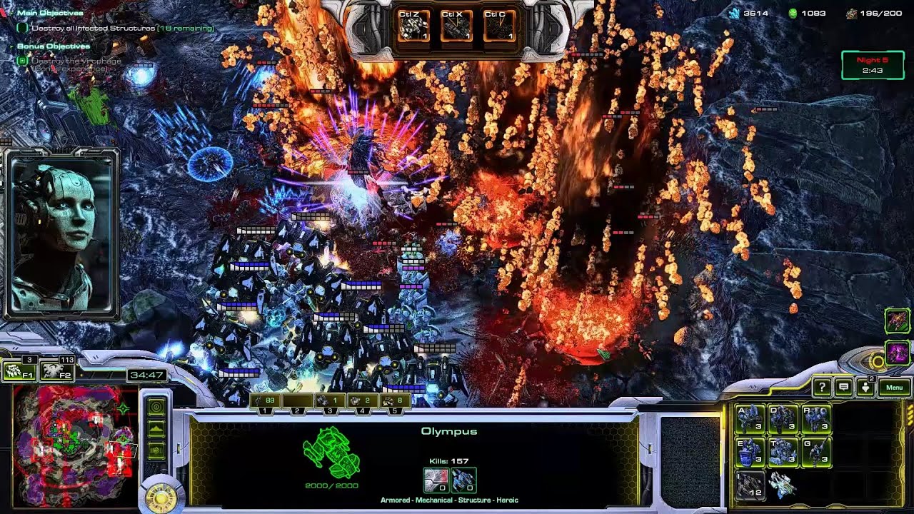 SC2 Nexus Co-Op Dead of Night Gérard DuGalle Custom Mutation Solo ...