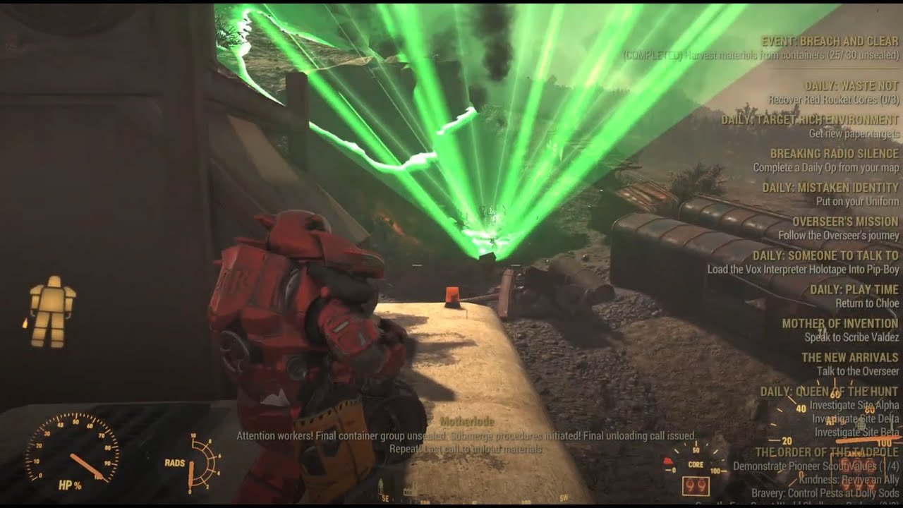 Devastating Orbital Missile Strike - Fallout 76 PS5 - YouTube