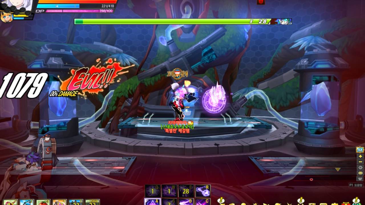 [Elsword KR] Mastermind Hero Mode 10-1 Decion Mining Facility Solo Play ...