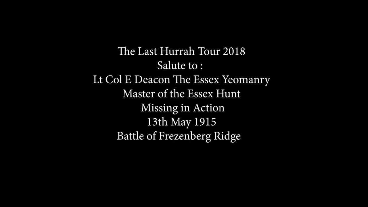Salute at Frezenberg Ridge The Last Hurrah Tour 2018 - YouTube