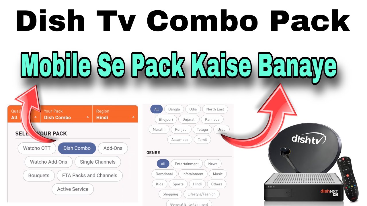 Dish Tv Pack Kaise Banaye | Dish Tv Combo Pack Channel List | Dish Tv ...