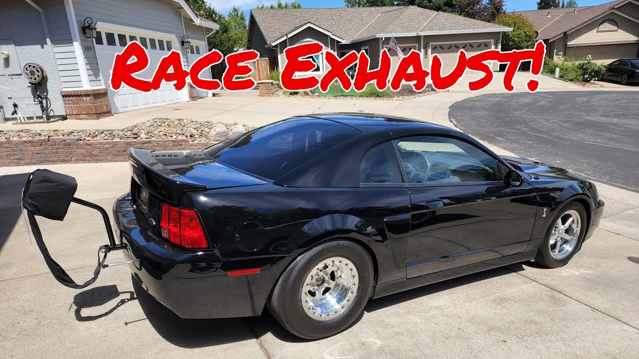 2003 Cobra Terminator - race exhaust video - YouTube