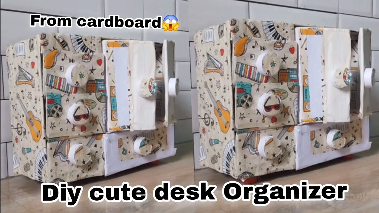 DIY organisation from empty box storage box best out of waste #diy # ...