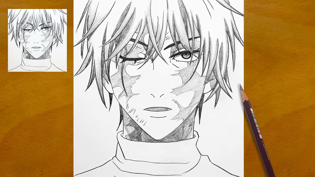 Anime Sketch | How to Draw Maki Zenin from Jujutsu Kaisen with ...