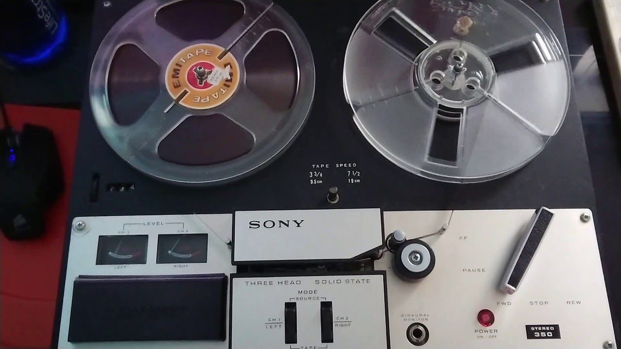 Sony Tc-350 3 head system. - YouTube