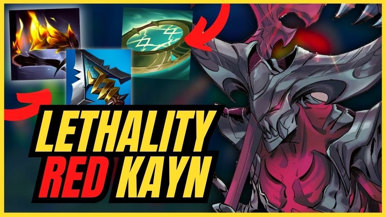 (Red Kayn Guide) HOW TO DOMINATE WITH LETHALITY RED KAYN - League of ...