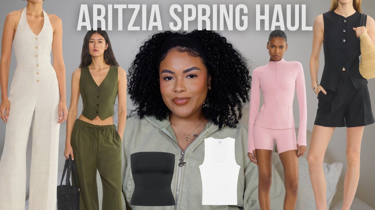 Aritizia Spring Try On Haul (New In Items & Must Haves for Spring ...
