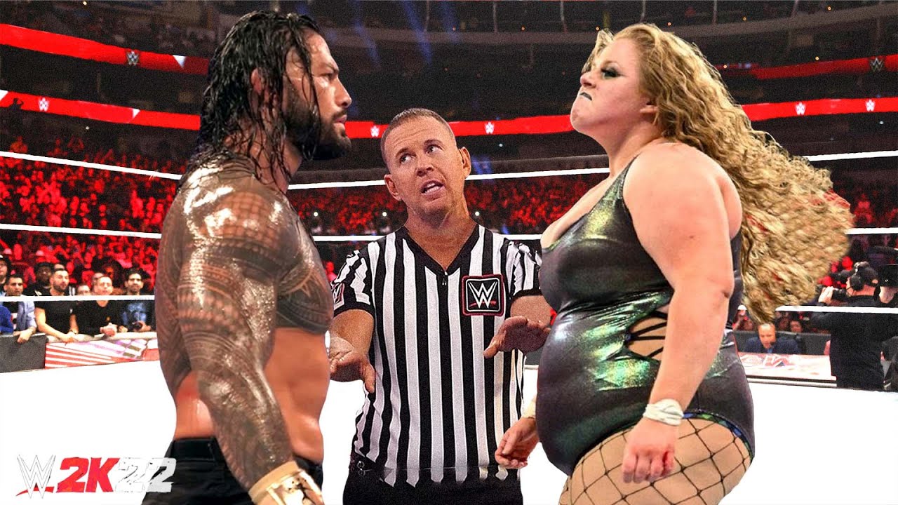 Iron Man Match - Roman Reigns vs Doudrop | WWE 2K22 - YouTube