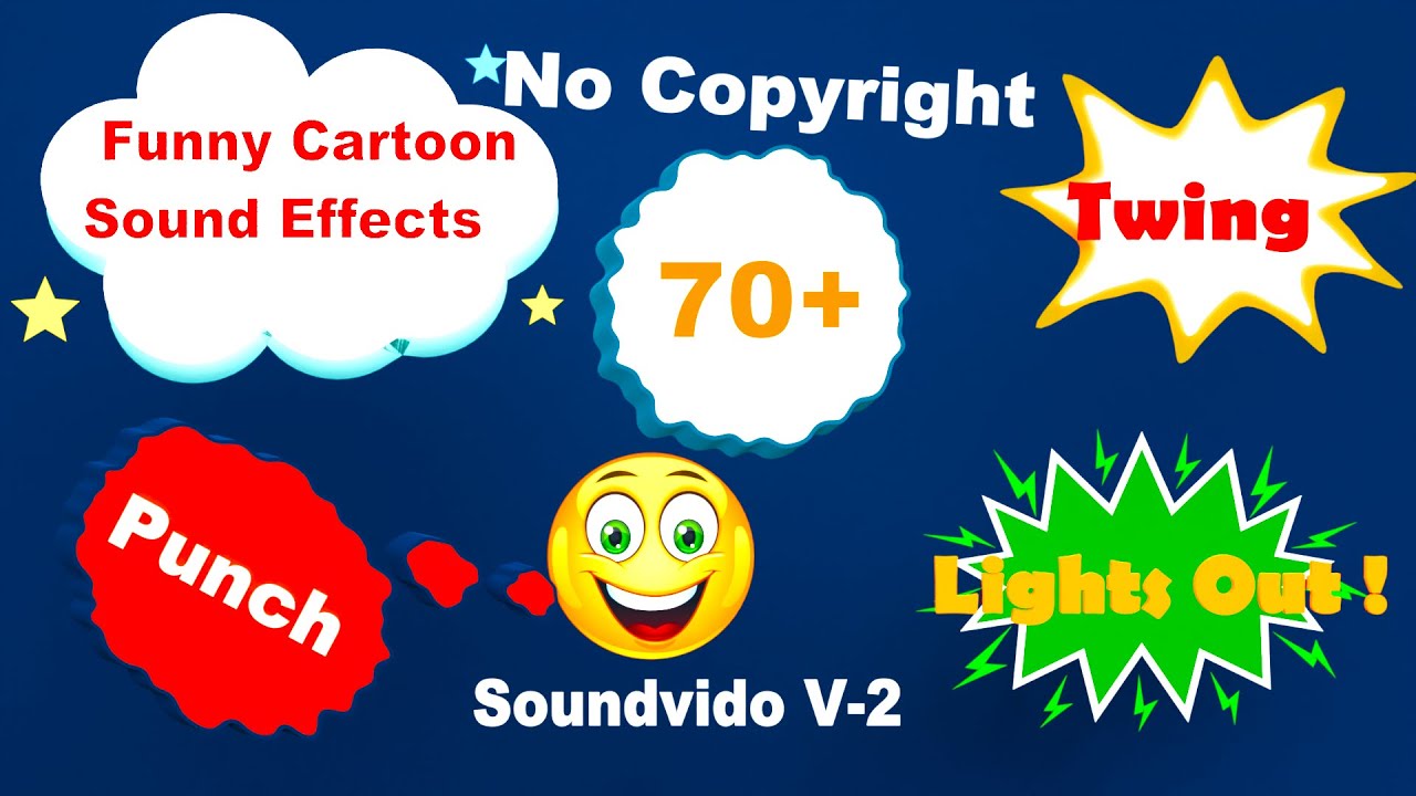 Funny cartoon sound effects for YouTube|background music sound effect ...