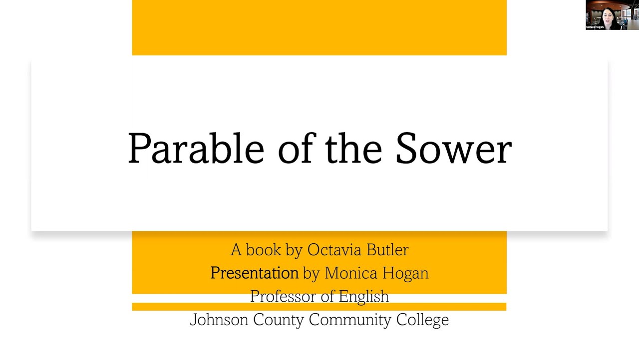Great Books: Parable of the Sower, by Octavia Butler - YouTube