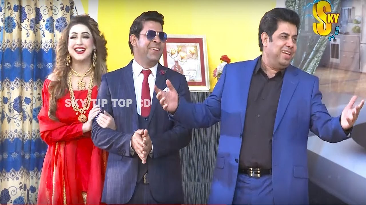 Naseem Vicky and Akram Udas with Heer Jutt | full Stage Drama Tera Te ...