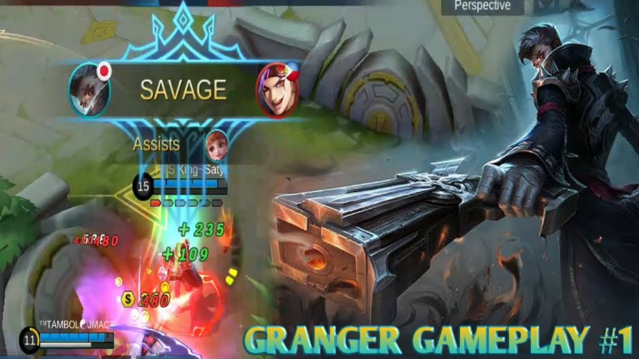 Granger SAVAGE!! 100% Bullet Damage | Granger Gameplay | Mobile Legend ...