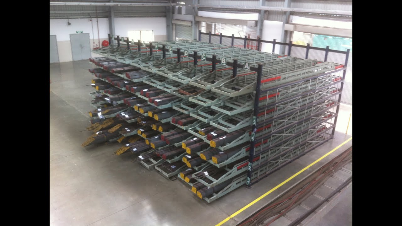 D-Craft Systems I Long Steel Bar Storage - YouTube