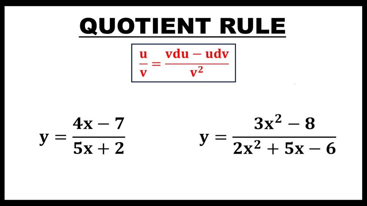 QUOTIENT RULE FOR DERIVATIVE BASIC CALCULUS YouTube quotient-rule-for-derivative-basic-calculus-youtube