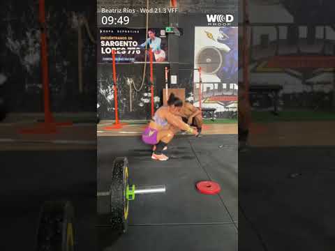 Beatriz Ríos categoría intermedio wod 21.3 VFF