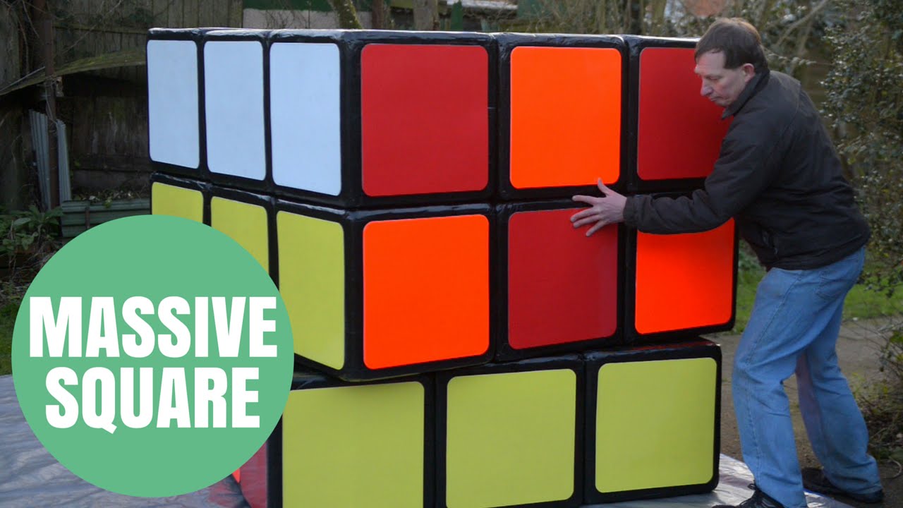 Man builds World's biggest Rubik's cube - 20,000 bigger than the ...