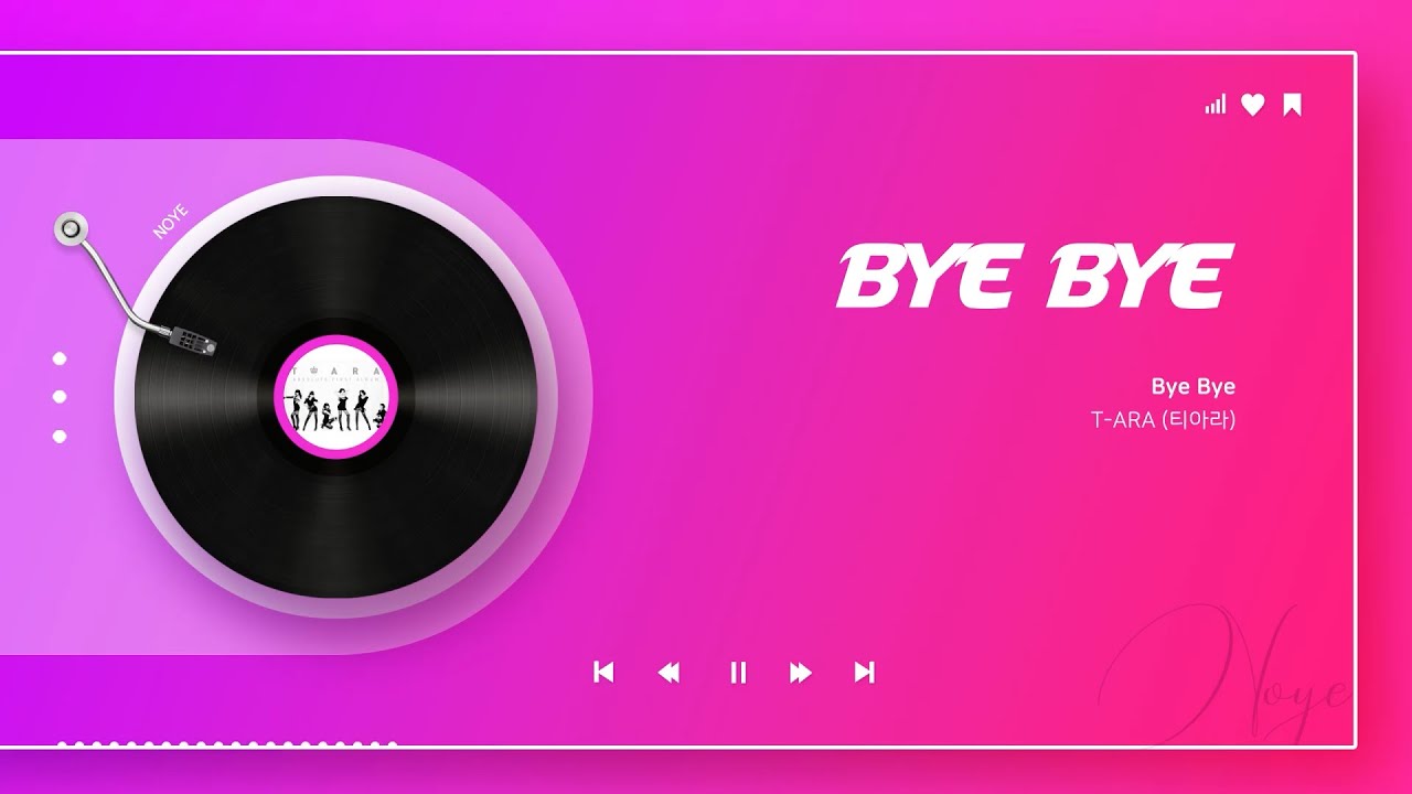 티아라 - Bye Bye (GOOD BYE)ㅣ가사 Lyrics - YouTube