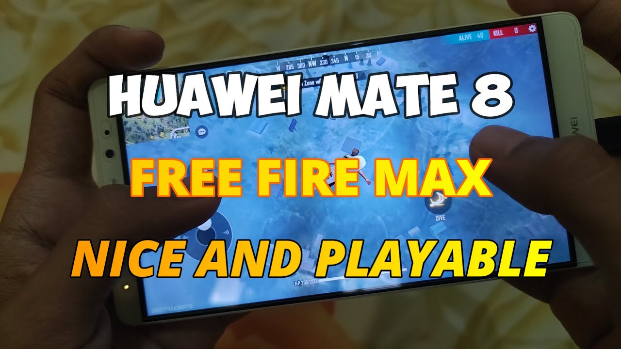 Free Fire Max in Huawei Mate 8 - YouTube