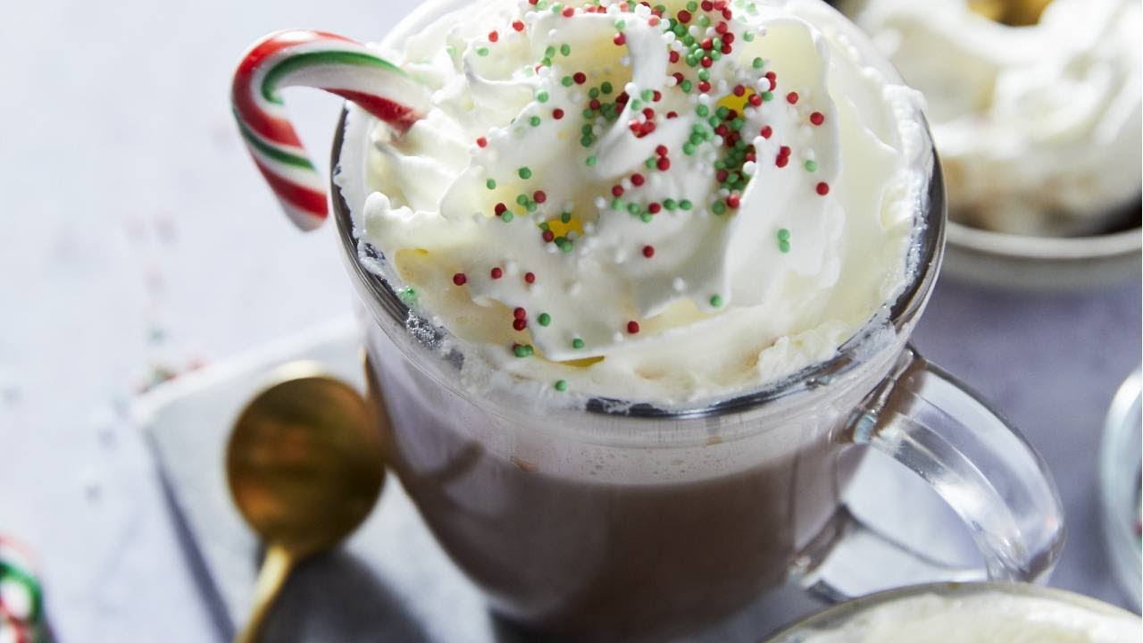 Cafe Latte con menta y nata ☕ - YouTube