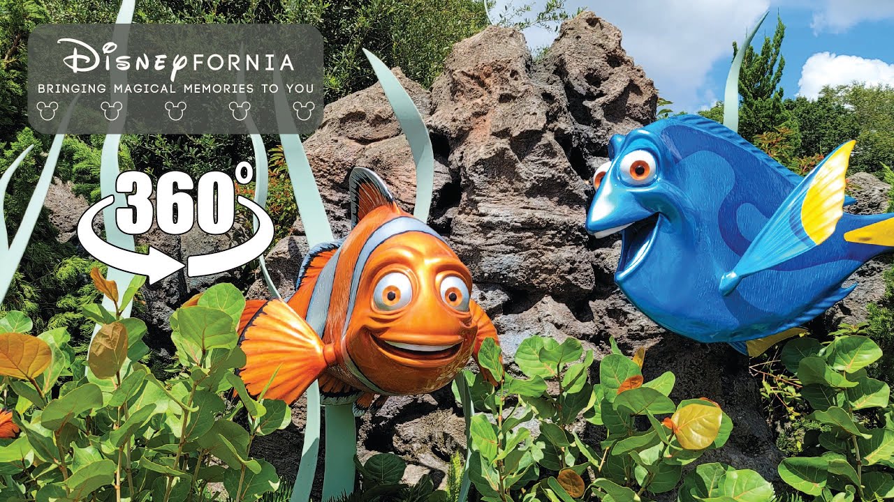 The Sea with Nemo and Friends | 4K 360 Degree Full Ride Video | Epcot ...