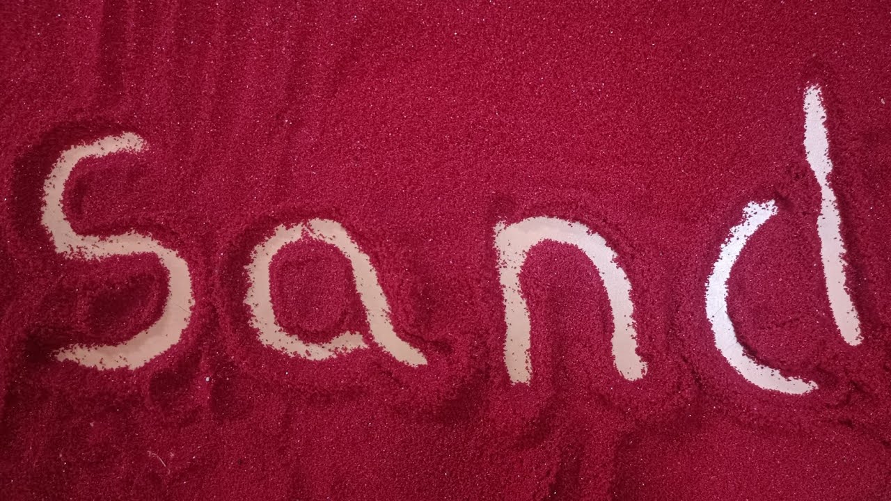 Sand Activity by Nursery EM - YouTube