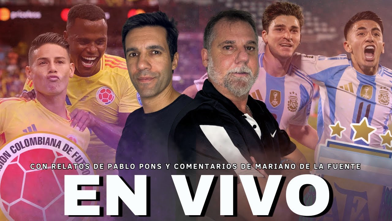 ARGENTINA - COLOMBIA ELIMINATORIAS 2026 CON RELATOS DE PABLO PONS - YouTube