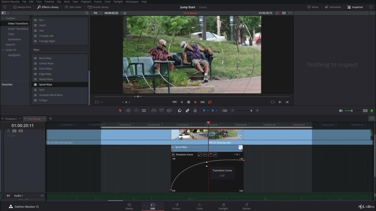 Davinci Resolve Tutorial 92 How to use the Curve Editor to edit the Transition Curve - YouTube