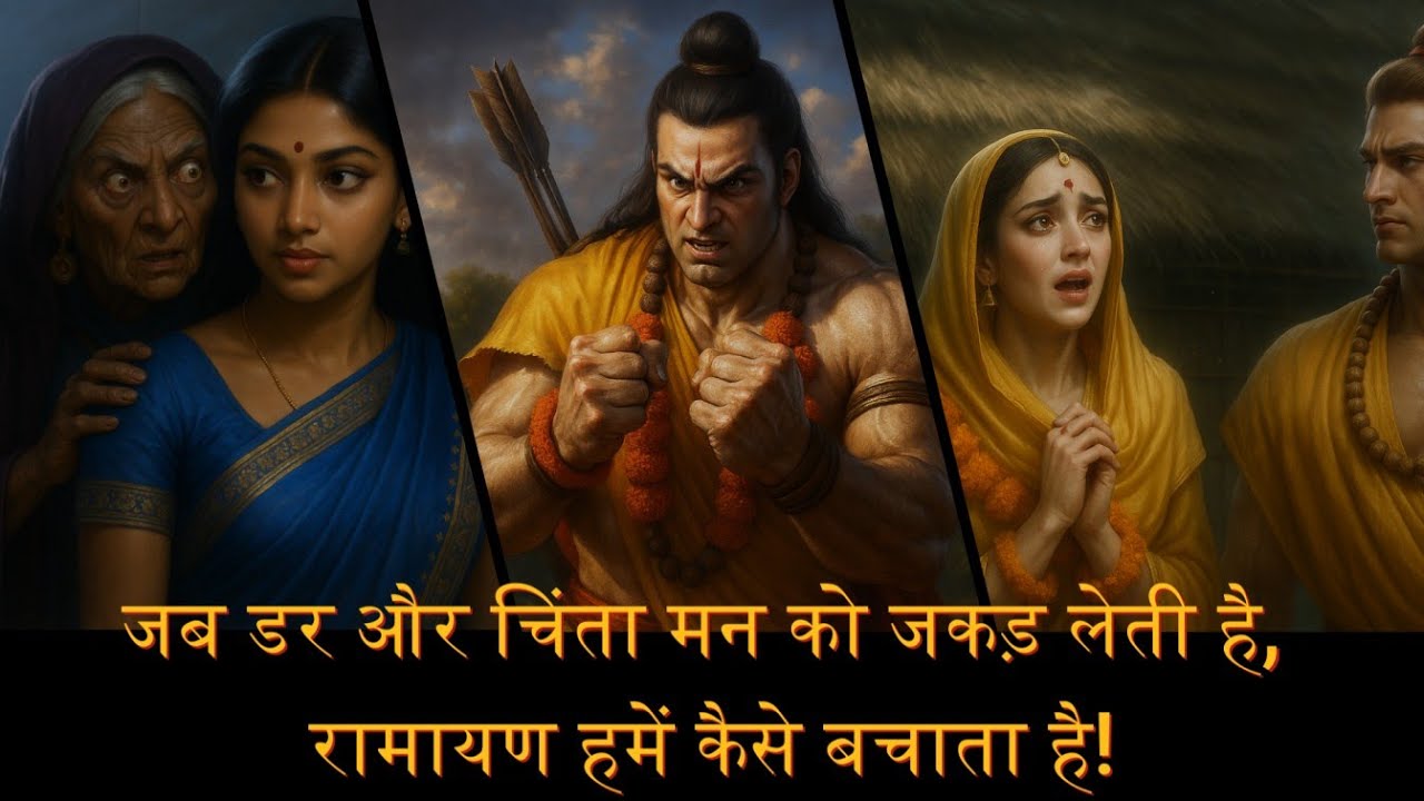 चिंता और डर से मुक्ति सीखें: रामायण से अनमोल शिक्षा! |(AI Generated ...