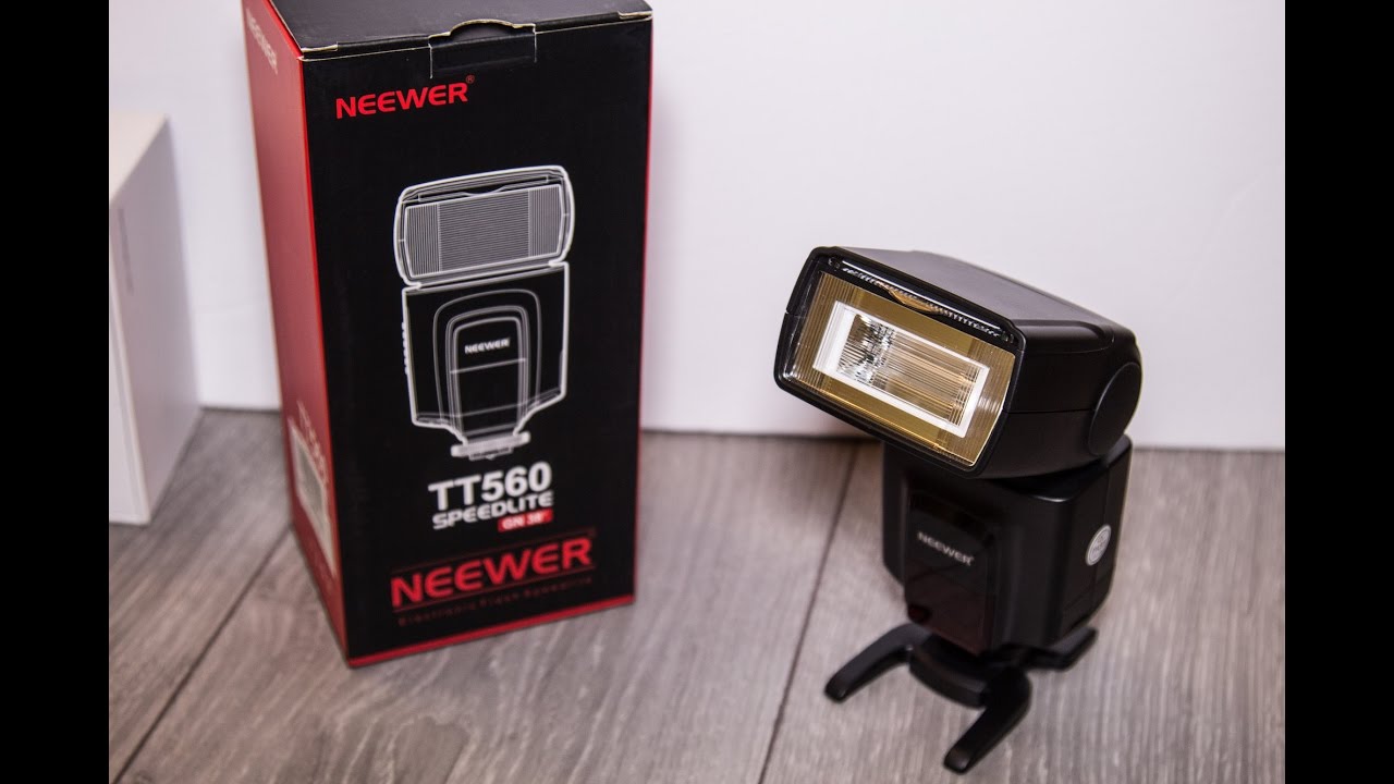$30 Flash - Neewer TT560 Flash Speedlite - YouTube