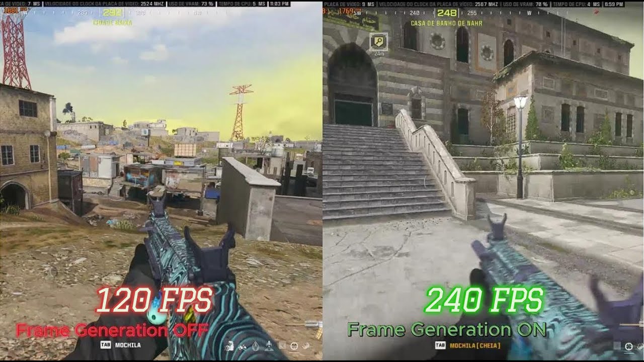 FSR 3 Warzone | RX 6600 XT com Frame Generation - YouTube